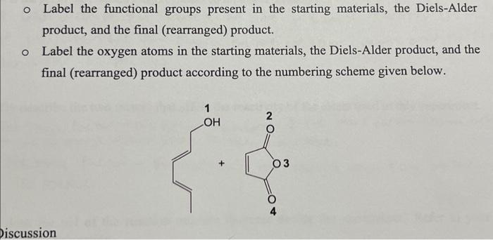 Solved - Label the functional groups present in the starting | Chegg.com