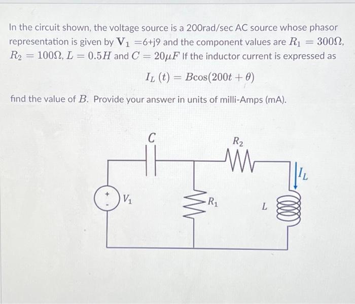 Solved In the circuit shown, the voltage source is a | Chegg.com