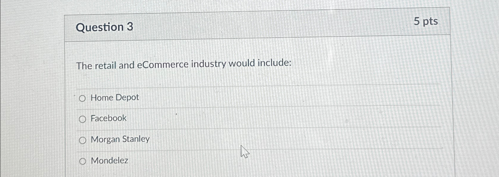 Solved Question 35 ptsThe retail and eCommerce industry | Chegg.com Solved Question 35 ptsThe retail and eCommerce industry | Chegg.com