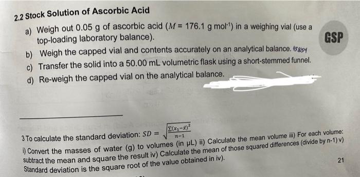 Method A 1000μL auto-pipette (ID number was | Chegg.com