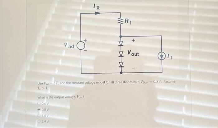 Solved Use Vad=3V and the constant voltage model for all | Chegg.com