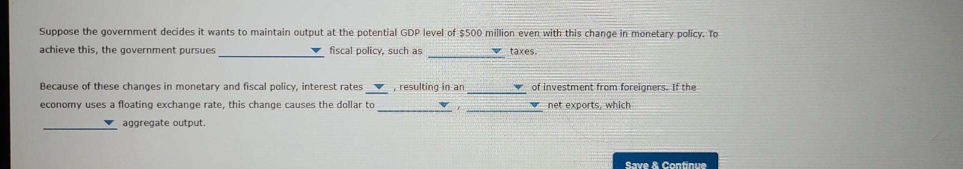 Solved 8. Monetary and fiscal policy mix The following graph | Chegg.com