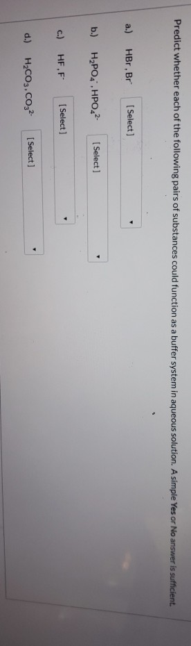 Solved Predict whether each of the following pairs of | Chegg.com