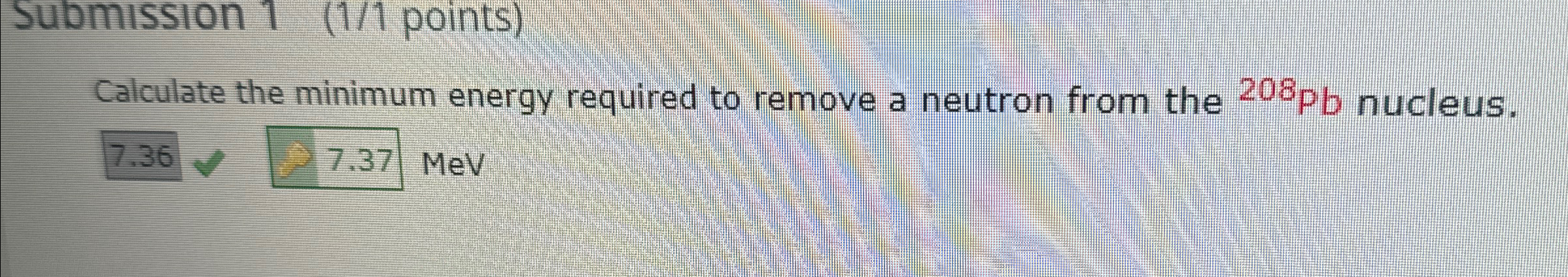 Solved Submission 1 (1/1 ﻿points)Calculate the minimum | Chegg.com