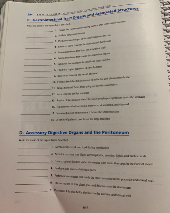 Name Section Date Reviewing Your Knowieige EXERC ISE | Chegg.com