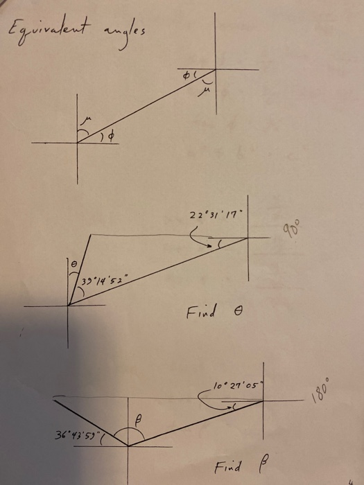 Solved Equivalent angles 22'31'17' G 139°14'52" Find o | Chegg.com