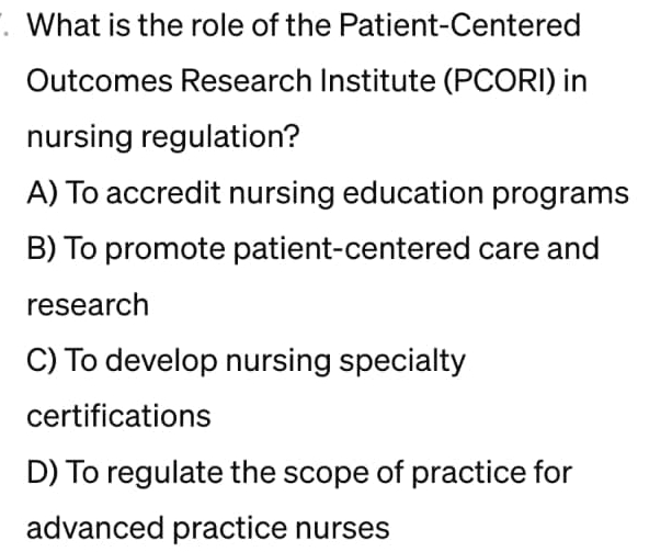 Solved Nursing: What is the role of the Patient-Centered | Chegg.com