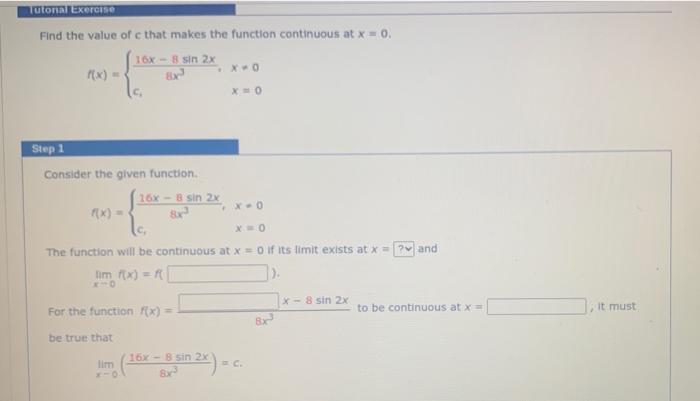 Solved Tutonal Exercise Find the value of that makes the | Chegg.com