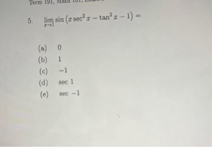 Solved is it direct subst..?since it is a trig function ?if | Chegg.com