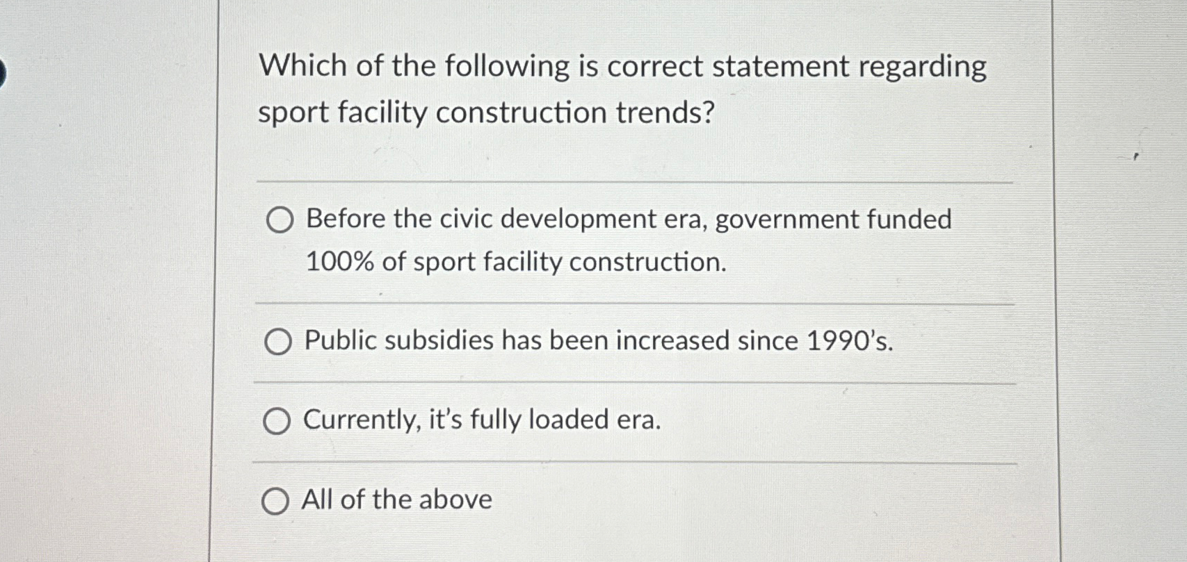 Solved Which of the following is correct statement regarding | Chegg.com