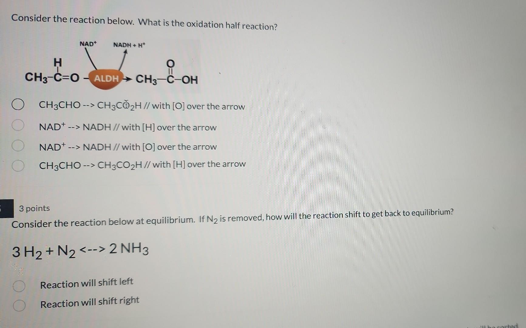 Solved Consider the reaction below. What is the oxidation | Chegg.com
