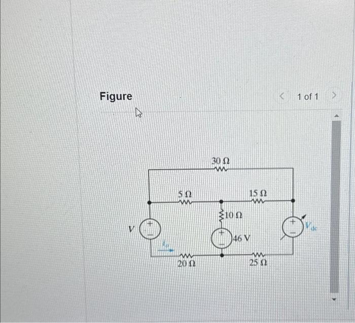 Solved The variable dc voltage source in the circuit is | Chegg.com
