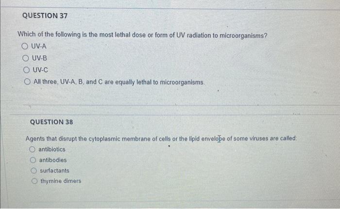 Solved Which of the following is the most lethal dose or | Chegg.com