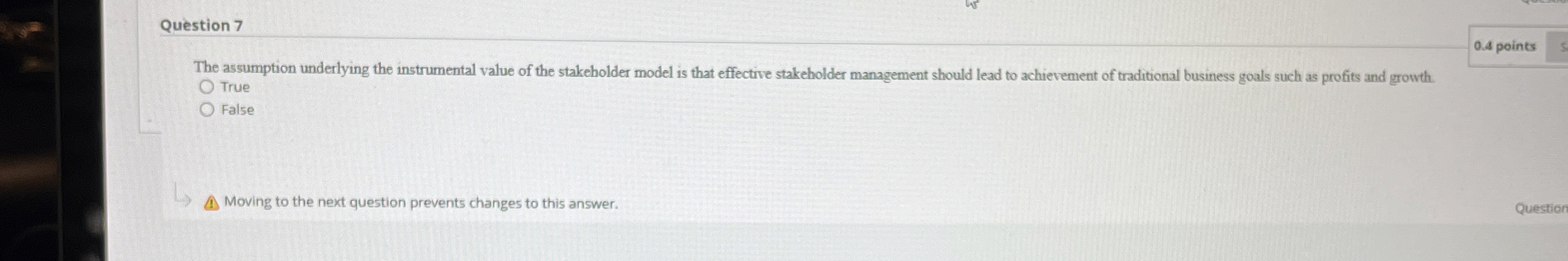 Solved Question 7The assumption underlying the instrumental | Chegg.com