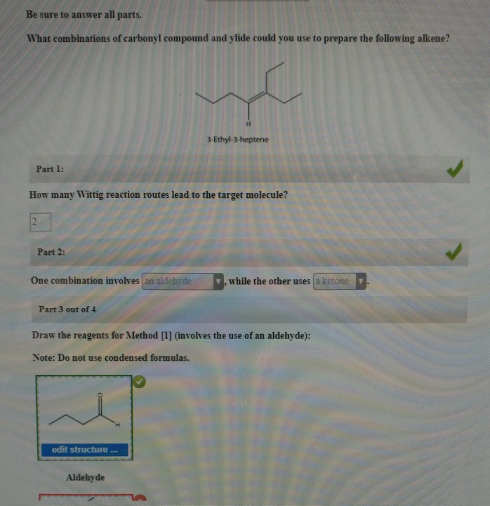Solved Be sure to answer all parts. What combinations of | Chegg.com