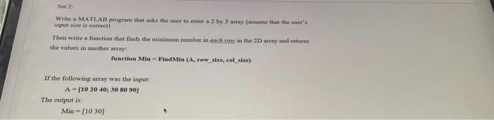 Solved Ser2 Write a MATLAB program that asks the user to | Chegg.com