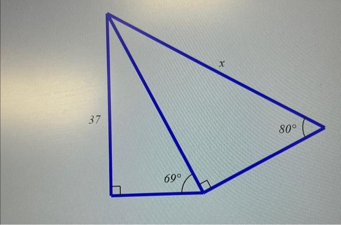 Solved how do you find x? | Chegg.com