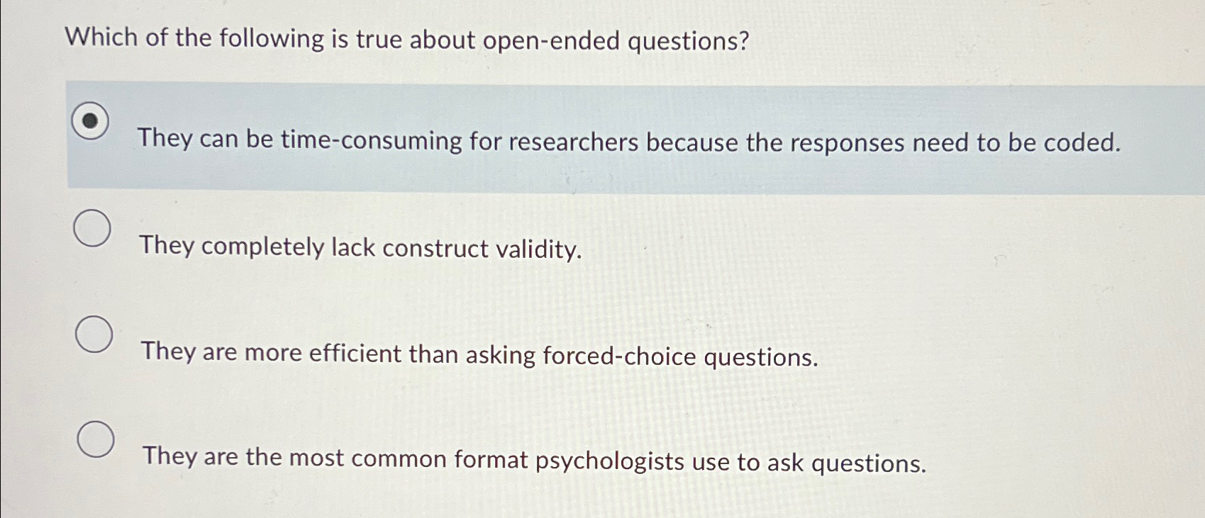 Solved Which of the following is true about open-ended | Chegg.com