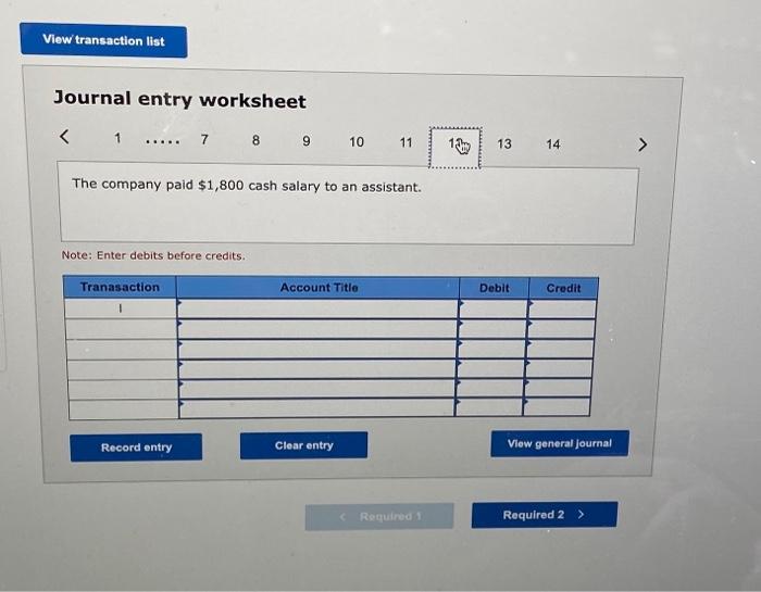Solved Journal entry worksheet The company provided services | Chegg.com