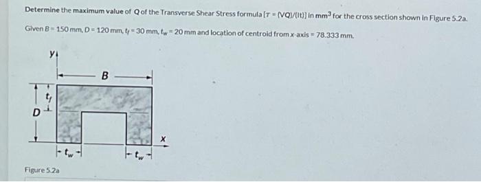 Solved Determine the maximum value of of the Transverse | Chegg.com