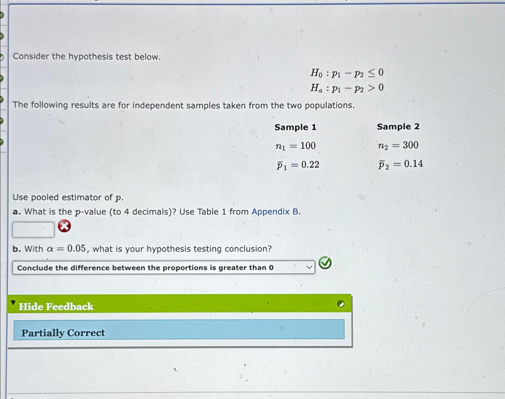 Solved Consider the hypothesis test | Chegg.com