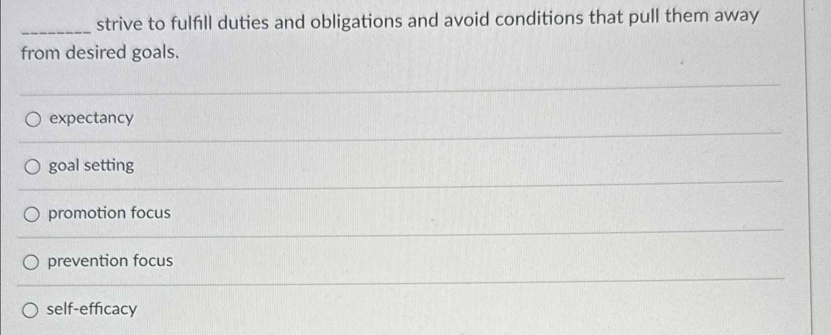 Solved strive to fulfill duties and obligations and avoid | Chegg.com