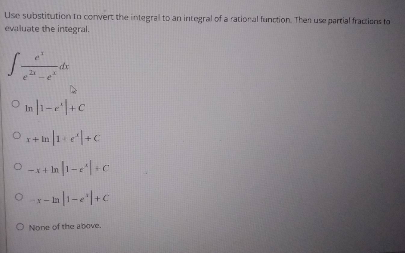 Solved Use substitution to convert the integral to an | Chegg.com