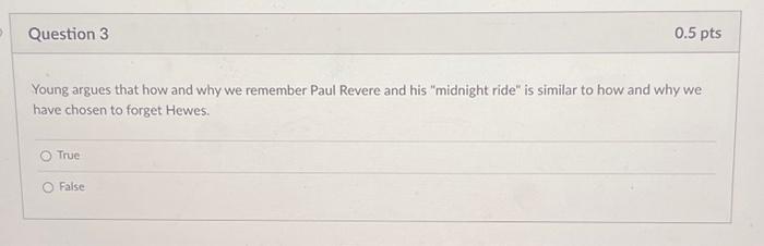 Alfred Young argues that how and why we remember Paul | Chegg.com