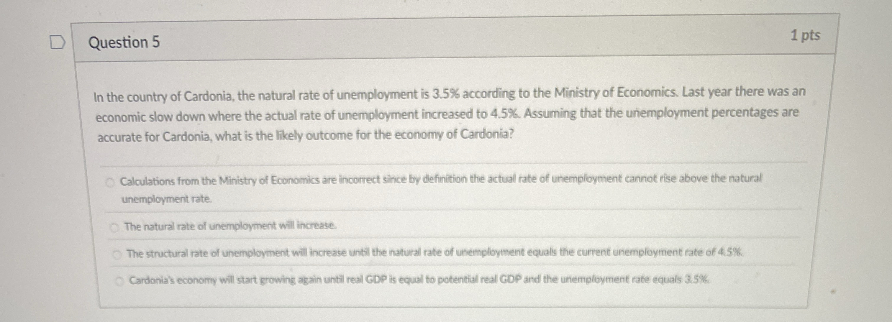 Solved Question 51 ﻿ptsIn the country of Cardonia, the | Chegg.com