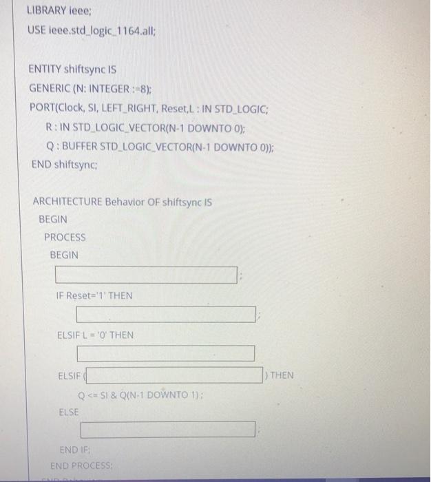 Solved Consider the universal shift register with | Chegg.com