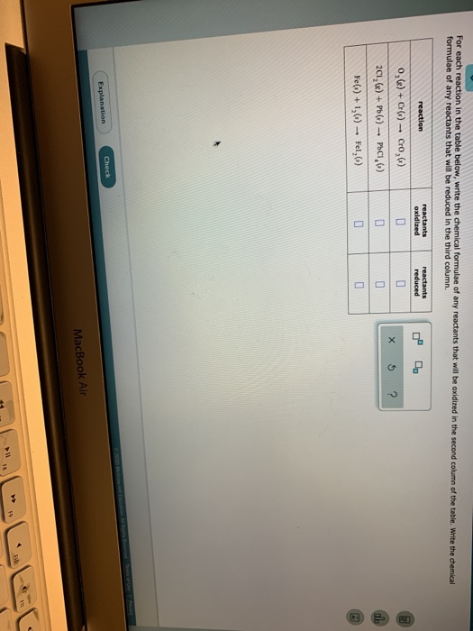 Solved For each reaction in the table below, write the | Chegg.com
