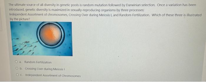 Solved darwinian selection | Chegg.com