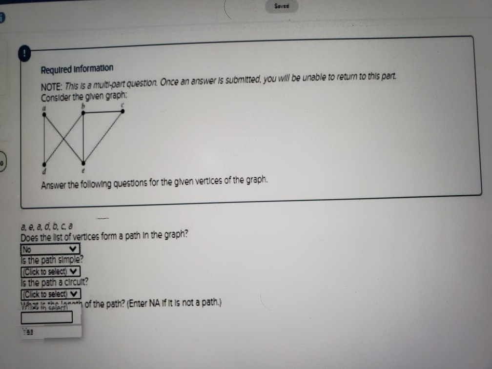 Solved Savte Required Information NOTE: This is a multi-part | Chegg.com