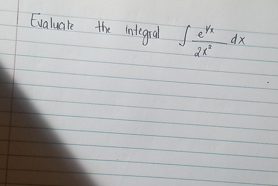 Solved Exaluate the integral seha | Chegg.com