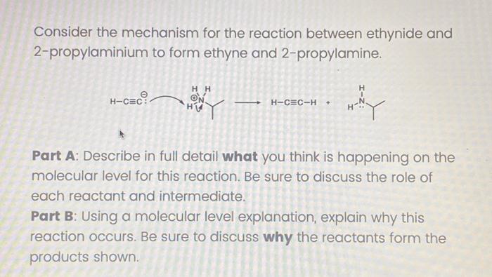 Solved Consider the mechanism for the reaction between | Chegg.com