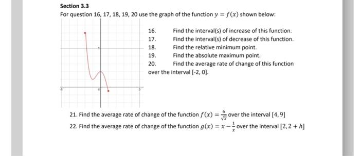 Solved Section 3.2 For questions 10 and 11 use the graph | Chegg.com