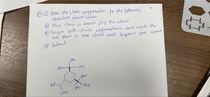 Solved ③ ③ Drow the chains information for the following | Chegg.com