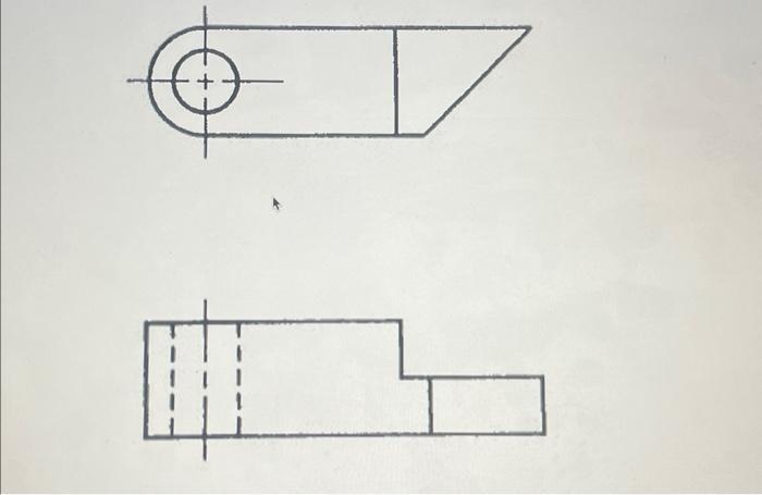 Solved P4-2) The following object is dimensioned | Chegg.com