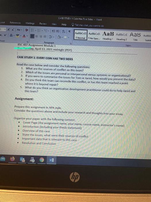 CASE STUDY 1: EVERY COIN HAS TWO SIDES Read the case | Chegg.com