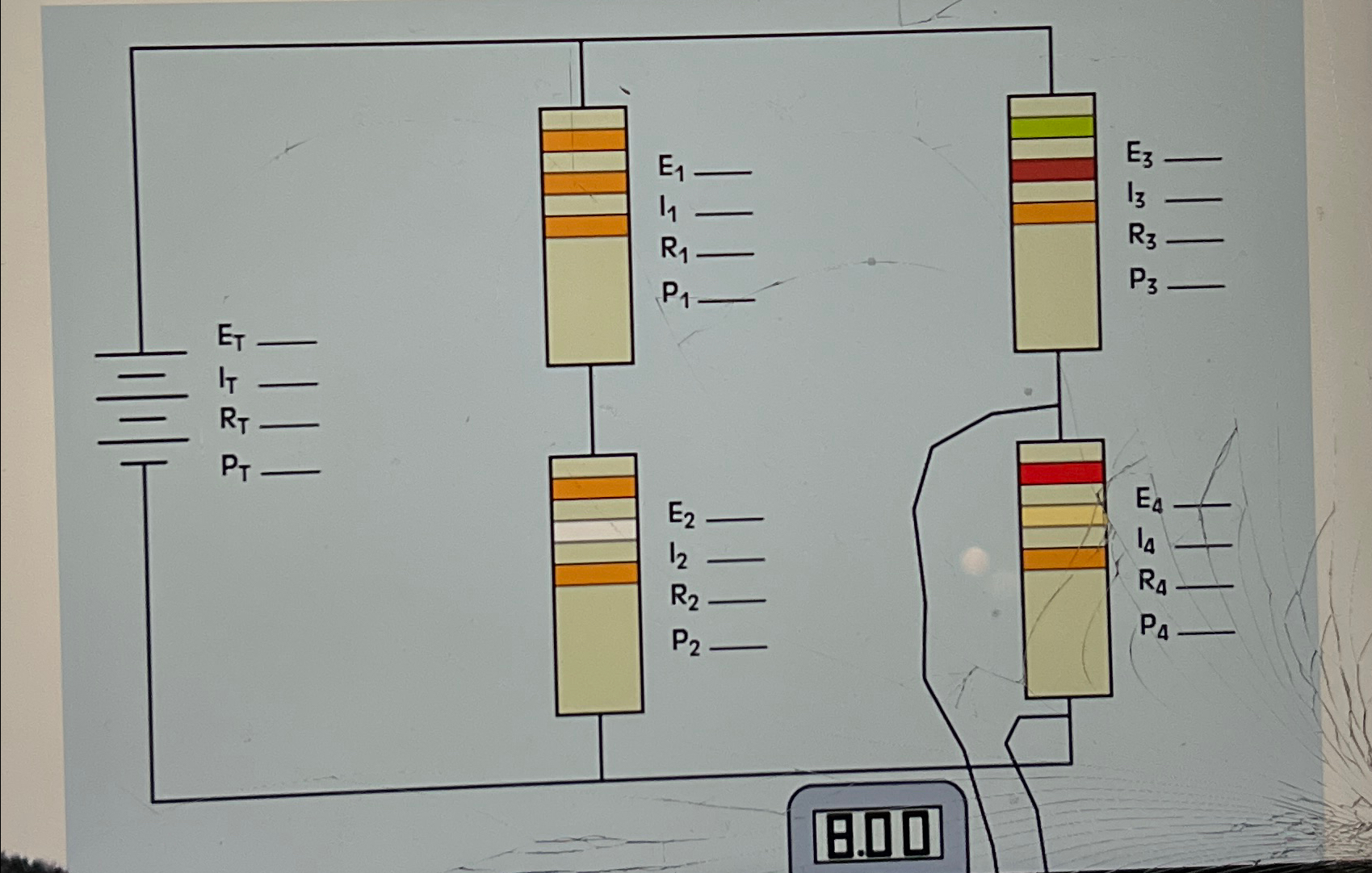 Solved Use the color code to find the resistor values Solve | Chegg.com