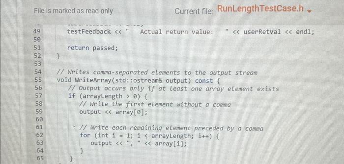 Solved File is marked as read only Current file: | Chegg.com