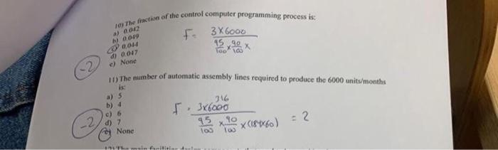10) The fraction of the control computer programming | Chegg.com