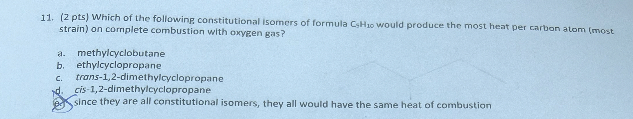 Solved (2 ﻿pts) ﻿Which of the following constitutional | Chegg.com