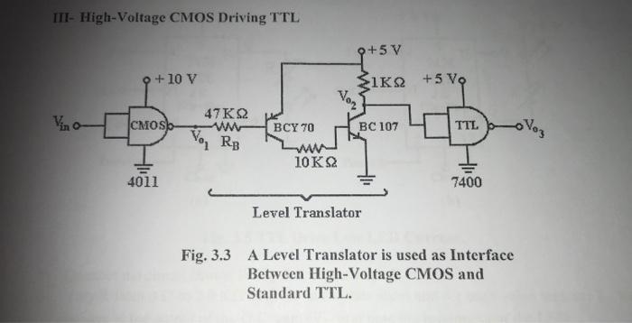 Solved 2- Explain how does the level translator circuits in | Chegg.com