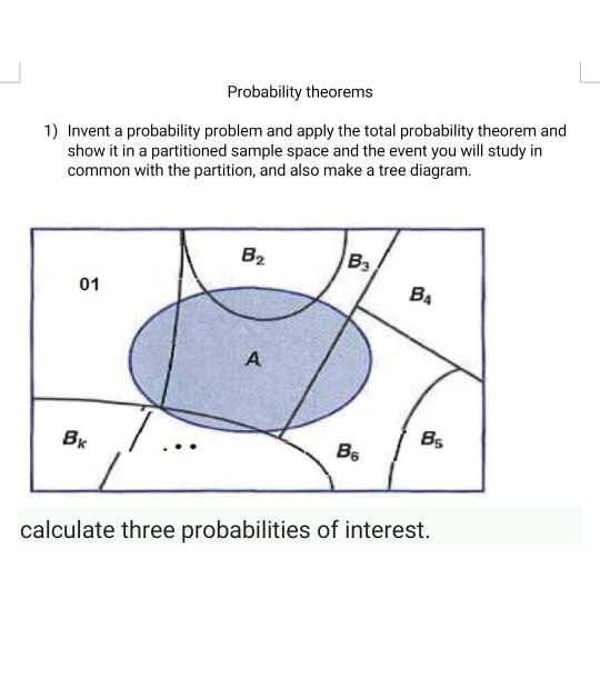 Solved i need Help to invoke a probability problem and apply | Chegg.com