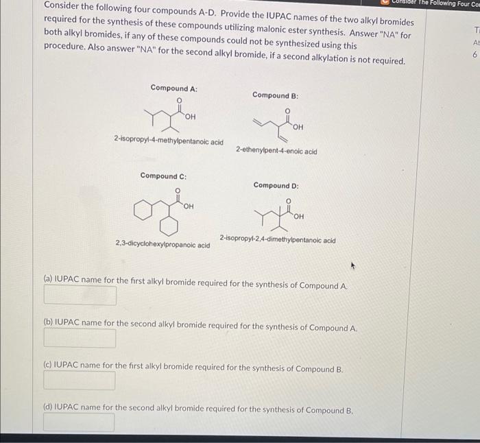 Solved The Following Four Com Consider the following four | Chegg.com