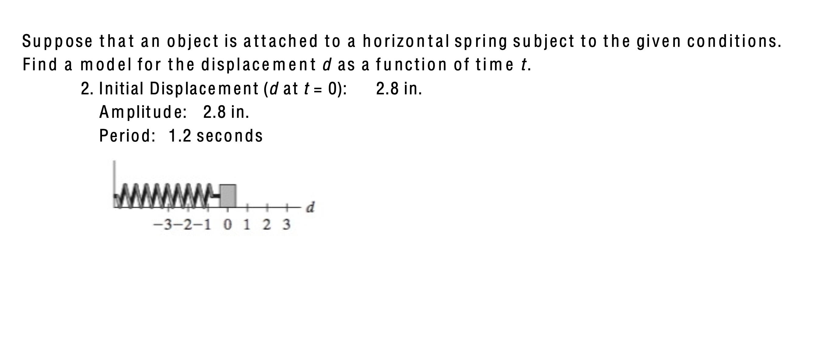 Solved Suppose that an object is attached to a horizontal | Chegg.com