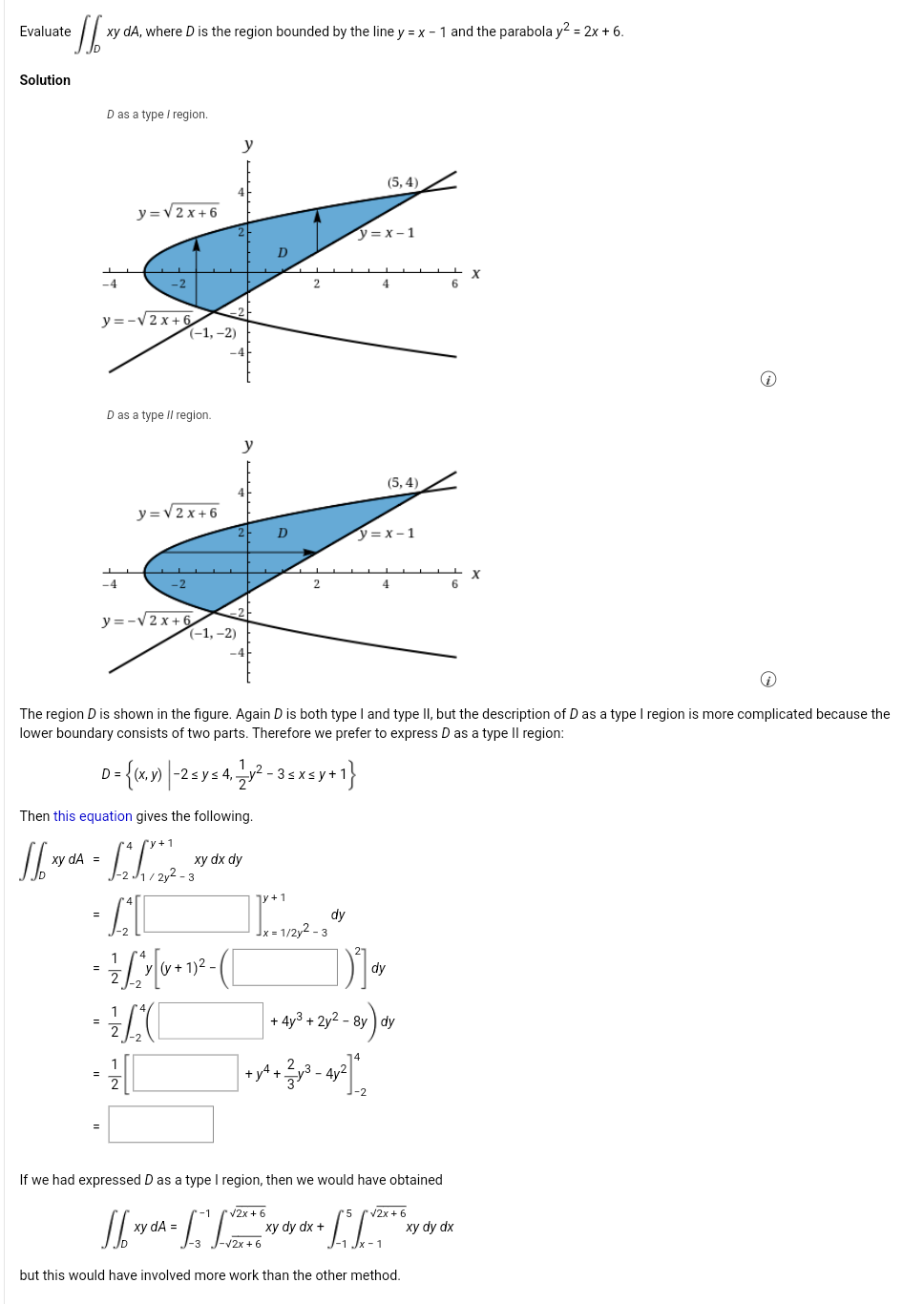 Solved Evaluate ∬DxydA, where D is the region bounded by the | Chegg.com