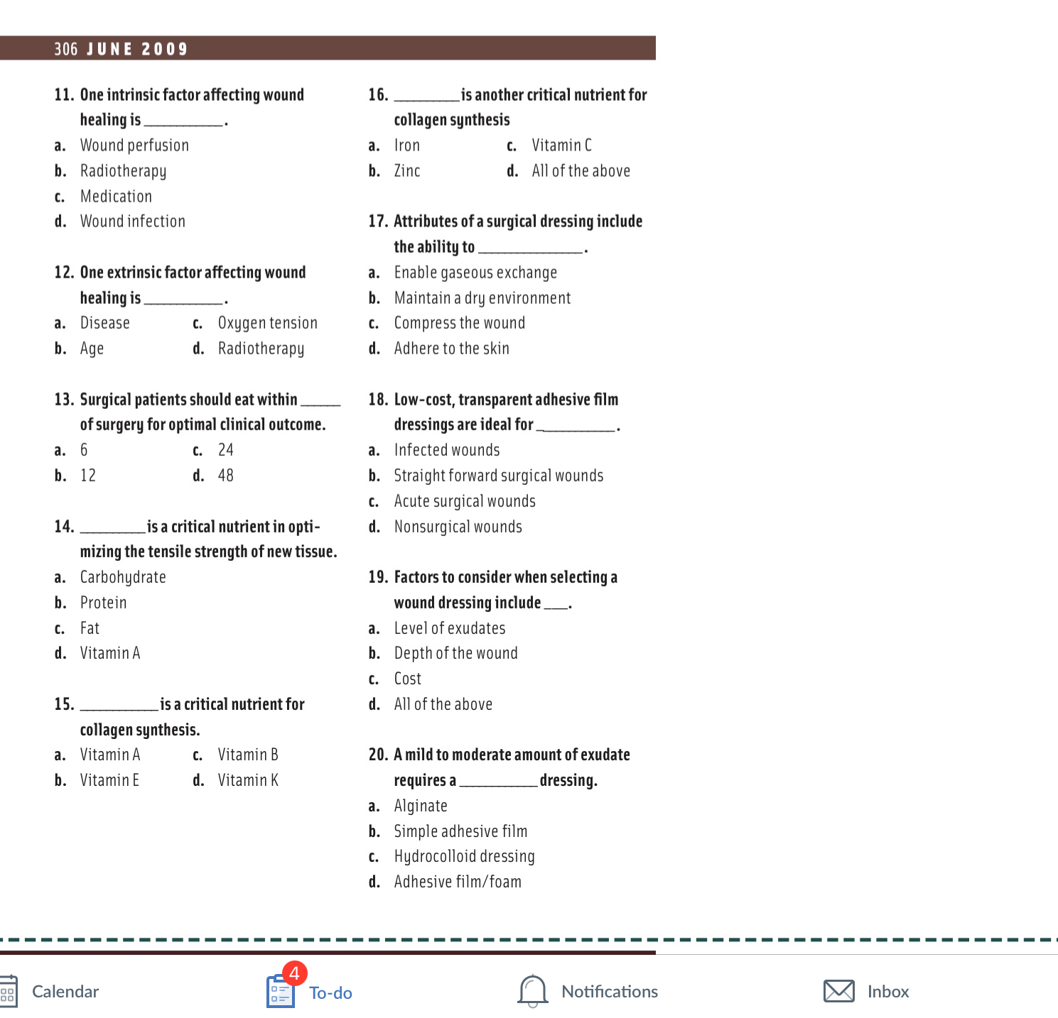 Solved 306 ﻿JUNE 200911. ﻿One intrinsic factor affecting | Chegg.com