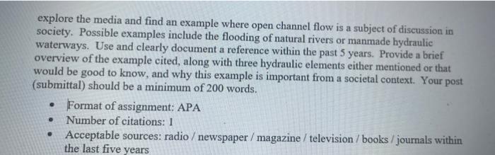 Solved explore the media and find an example where open | Chegg.com